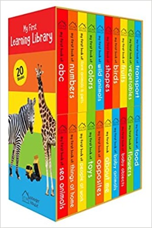 My First Learning Library: Boxset of 20 Board Books for Kids (Vertical ...